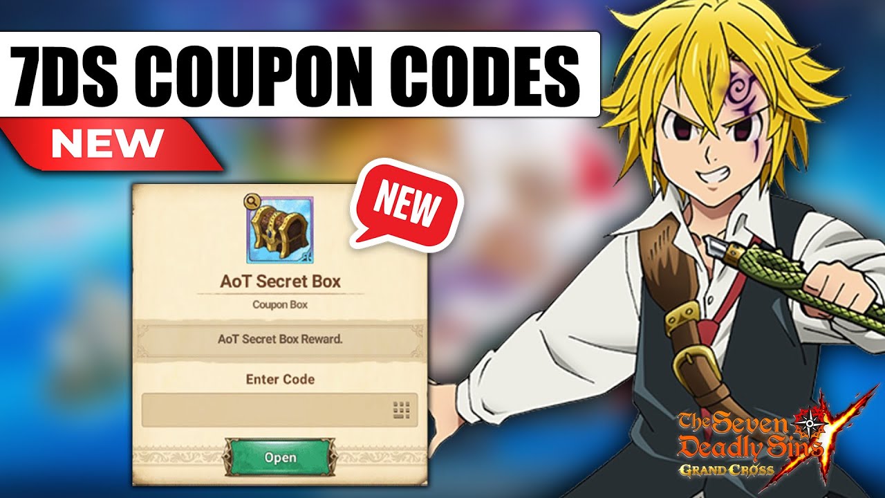 7DS CODES 2025 - 7DS GRAND CROSS CODES - SEVEN DEADLY SINS GRAND CROSS ...