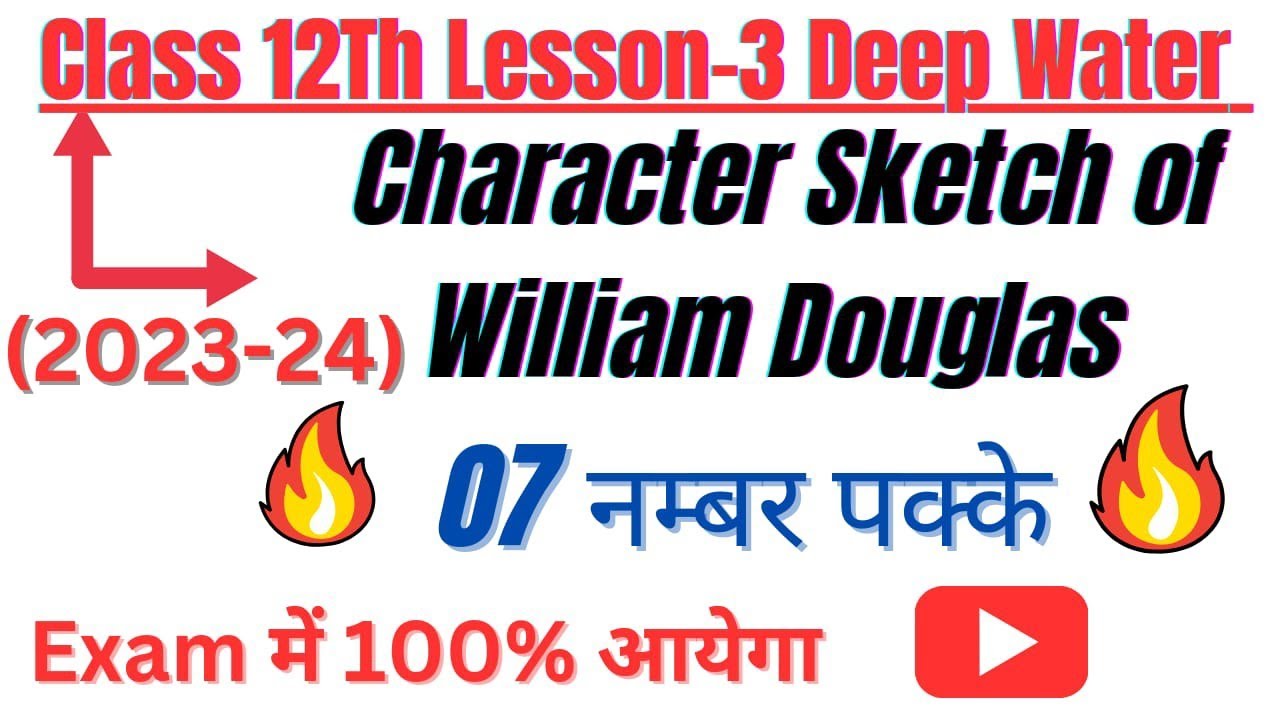 deep water character sketch class12।। character sketch of William ...