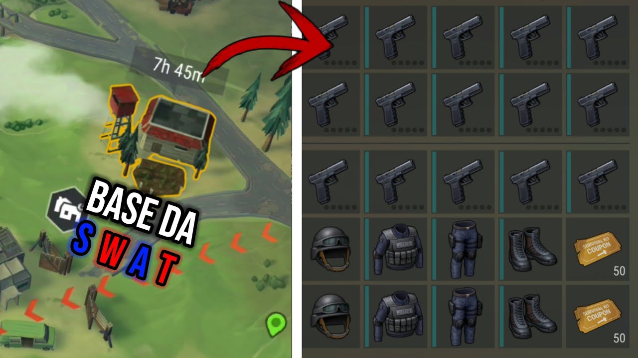 INVADI A BASE DA SWAT NO LAST DAY E FIQUEI RICO!! INVADINDO BASES ...