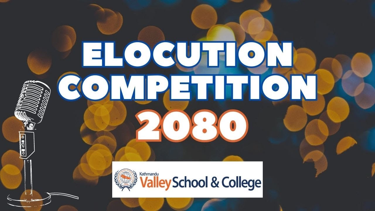 ELOCUTION COMPETITION | 2080 - YouTube