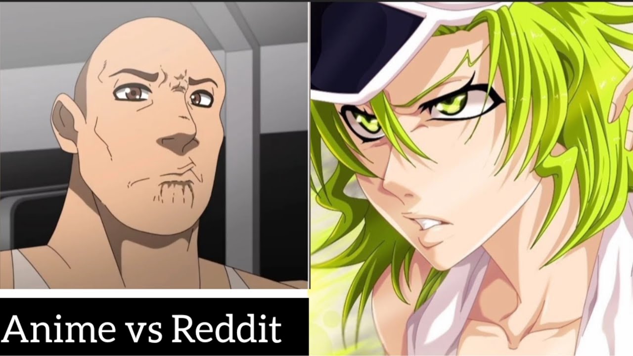 Anime vs Reddit (the rock reaction meme) memes - YouTube