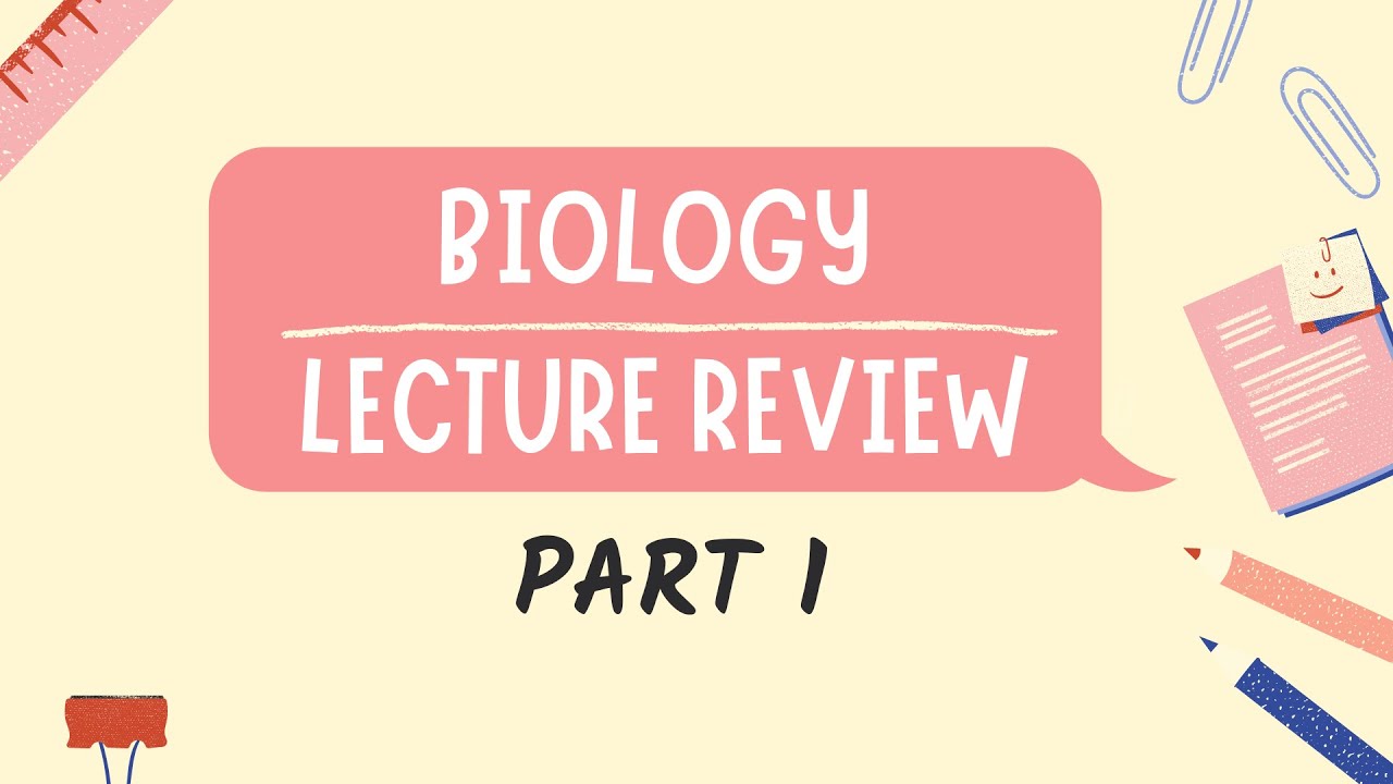 Biology Lecture Review | PART 1 | NMAT Review - YouTube