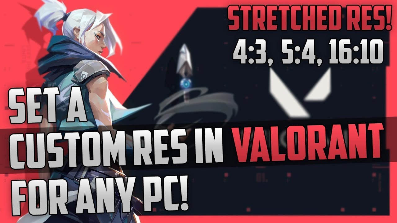 *EASIEST* way to set custom resolution in valorant!!!! | JinX - YouTube