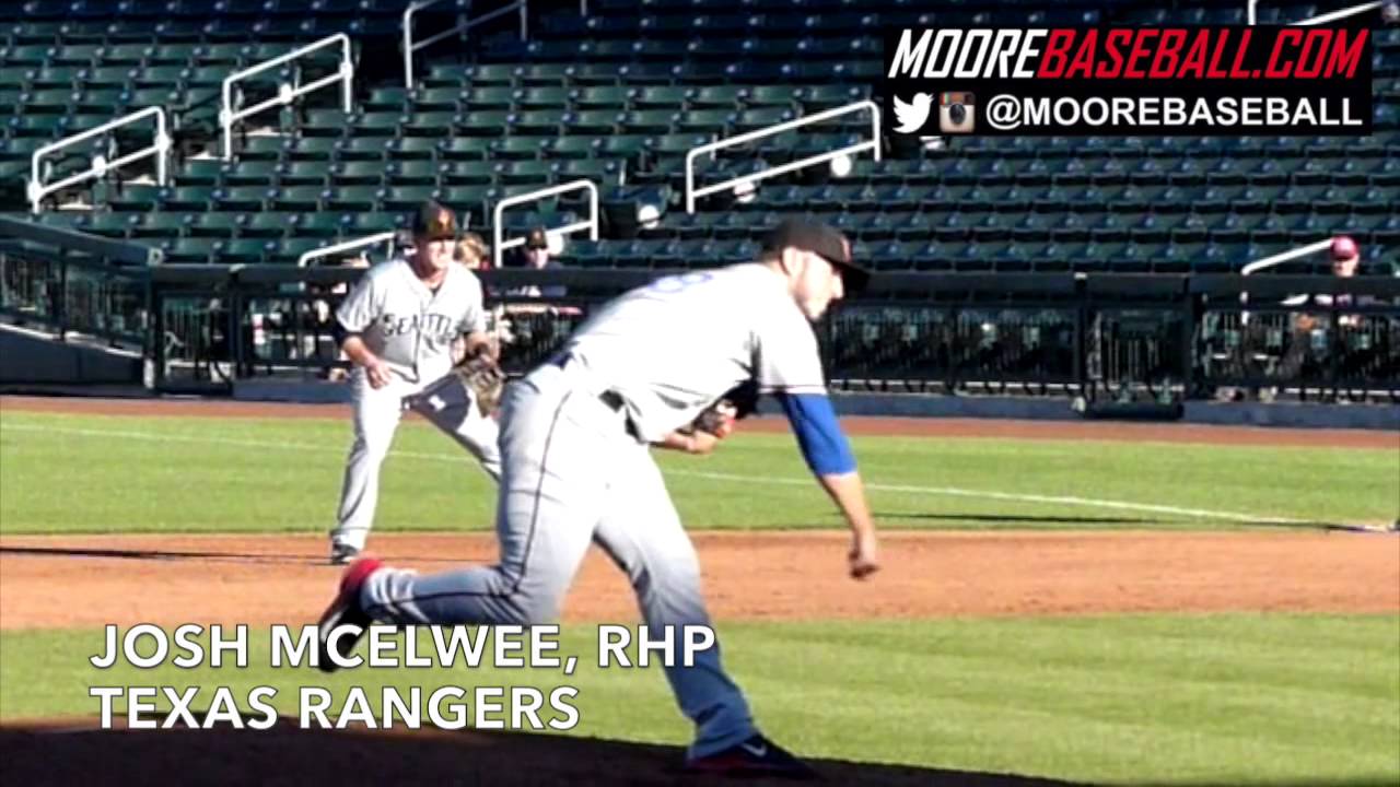 Josh McElwee, RHP, Texas Rangers, Pitching Mechanics, @SlowMoMechanics ...
