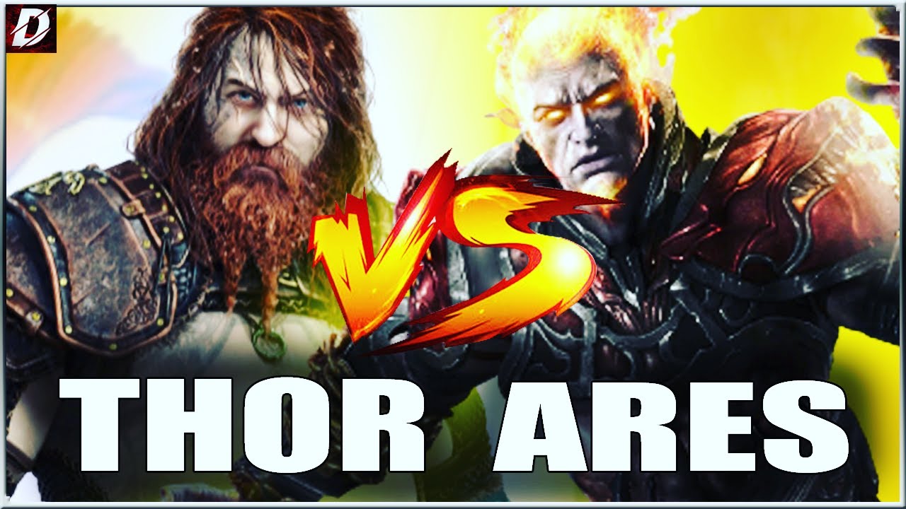 Thor Vs Ares Quem É O Mais Forte? Batalha De Deuses God Of War ...
