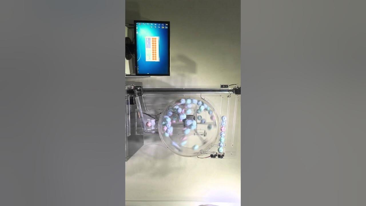 Keno draw machine with RFID system - YouTube