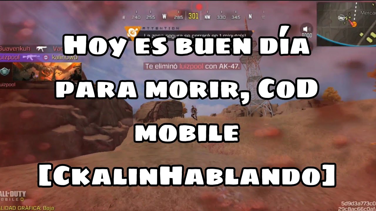 Hoy es buen día para morir | CoD Mobile [CkalinHablando] - YouTube