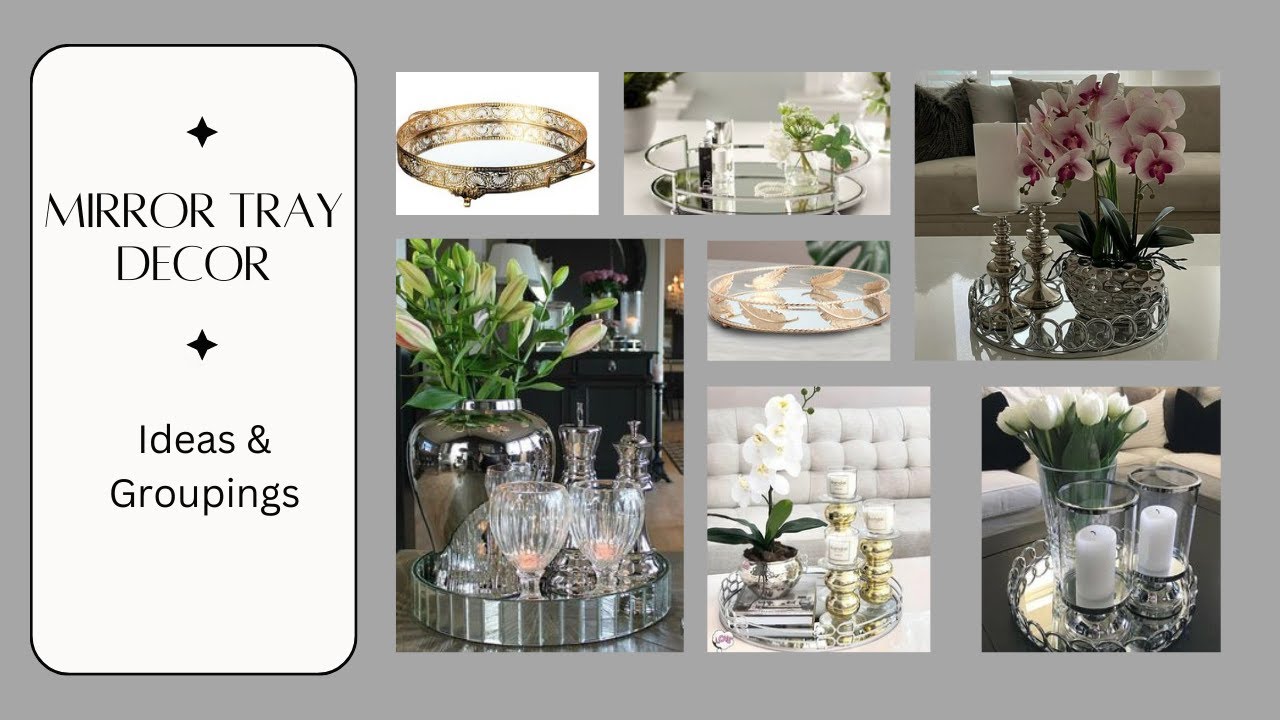 #35 Mirror Tray Decor Ideas - YouTube