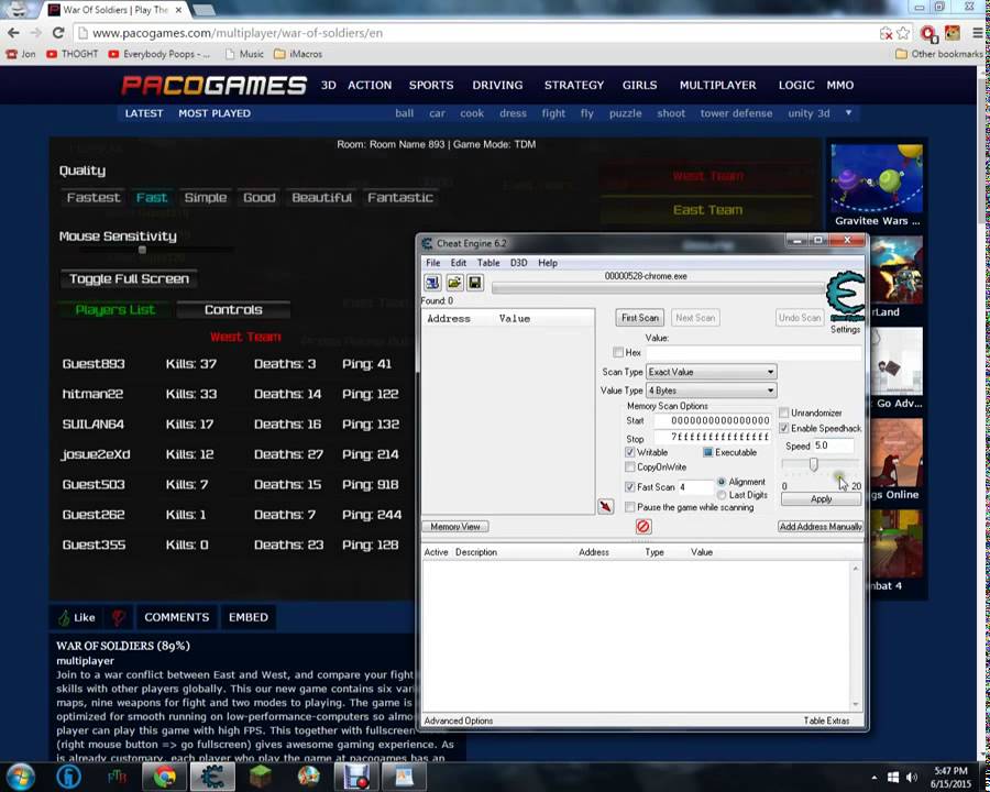War Of Soldiers │Speed Hack Tutorial│ - YouTube