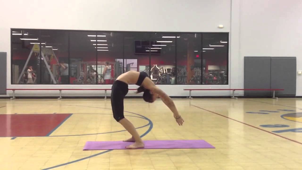 Standing backbend - YouTube