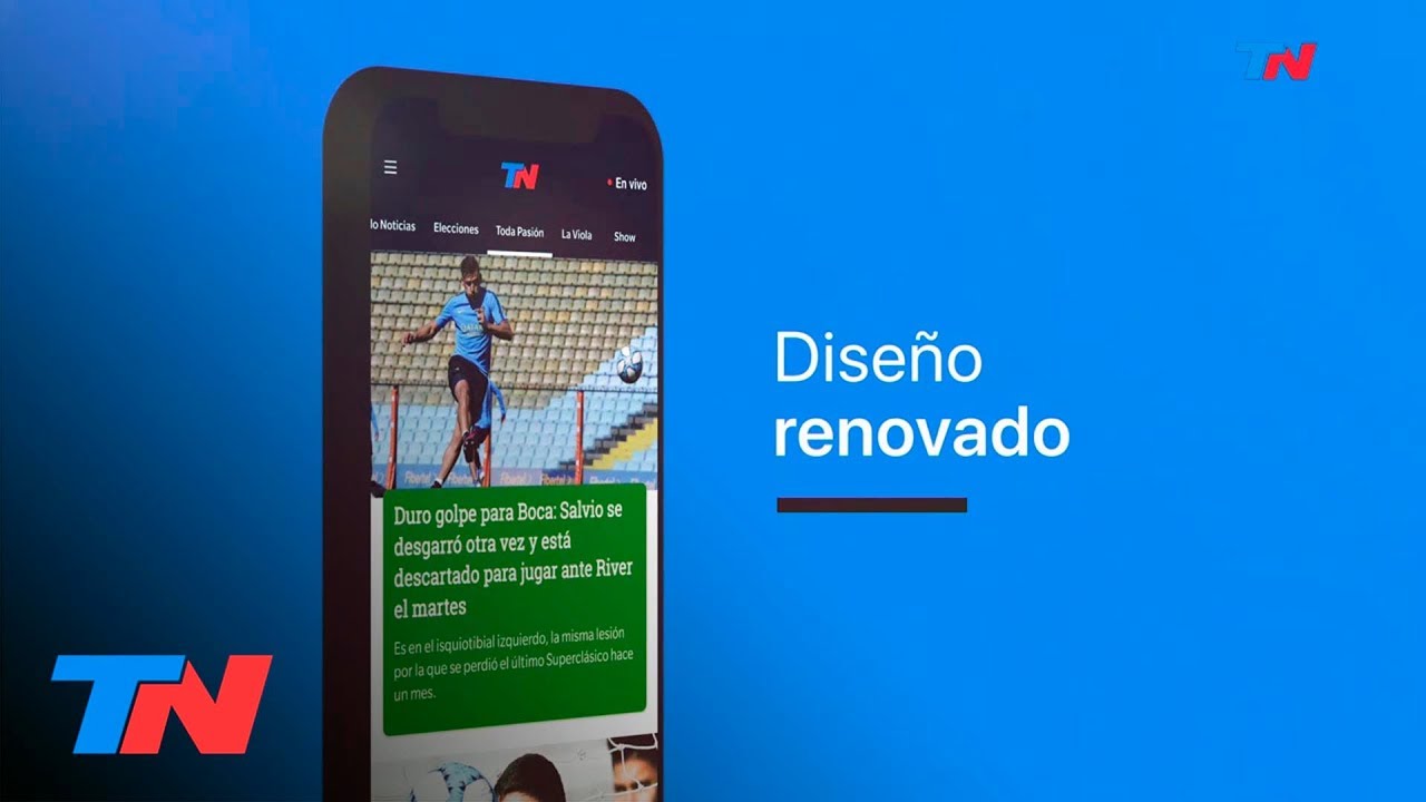 Así es la nueva app de TN - YouTube