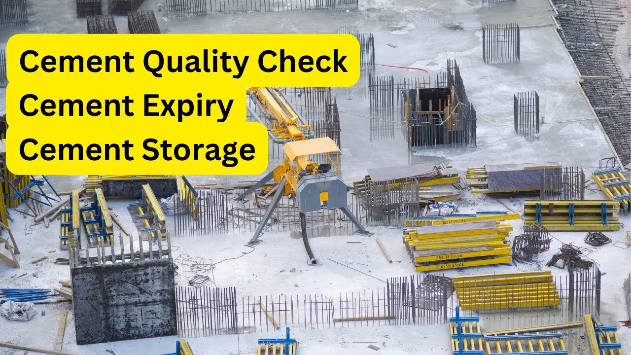 How to check Cement Quality ? Storage tips and Expiry of Cement - YouTube