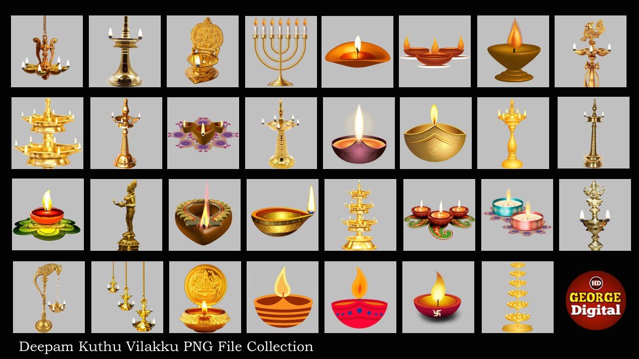 Deepam kuthu vilakku PNG file collection for Photoshop ...