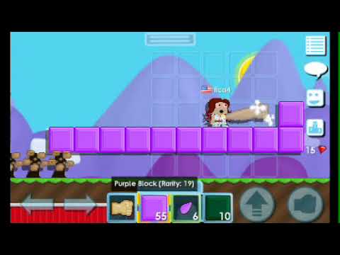 Growtopia #5|Fica4|ngebreak dan ngefarm purple block😀 - YouTube