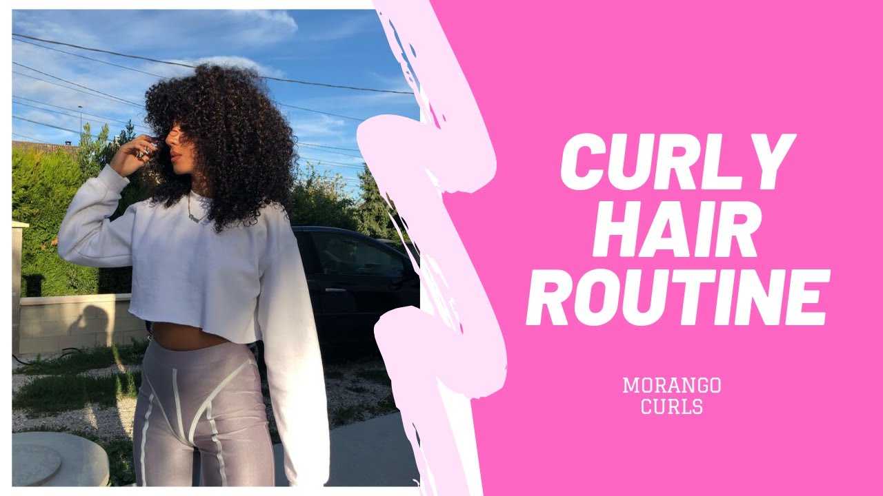 Curly hair routine, définition & volume ! Je teste la marque Morango ...