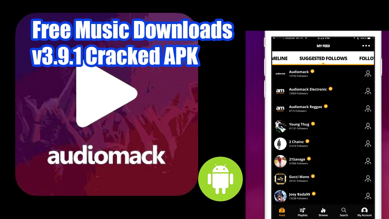 Audiomack Platinum: Free Music Downloads | Mediafire Android App - YouTube