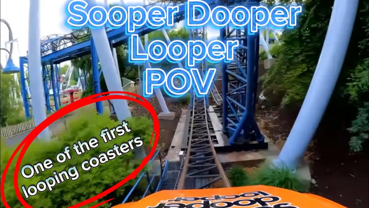 Sooper Dooper Looper POV - Hersheypark Roller Coaster Front Row - YouTube