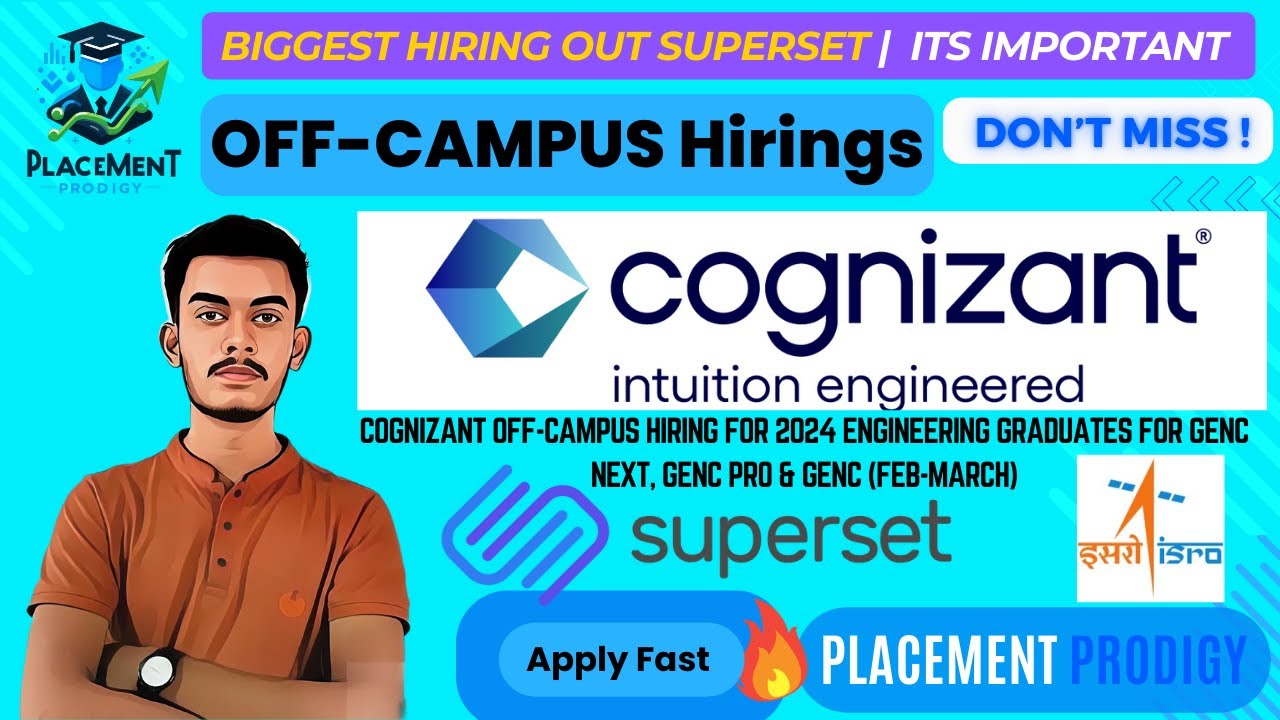 Cognizant Biggest off-campus hiring Announced | Genc, Genc pro, genc Next | BTech/MTech - YouTube