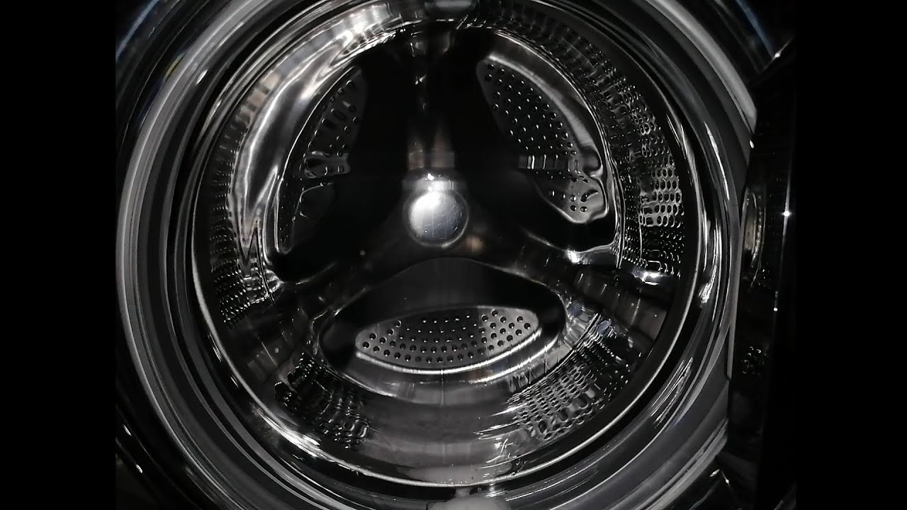 DAEWOO washing machine balancing for spin - YouTube
