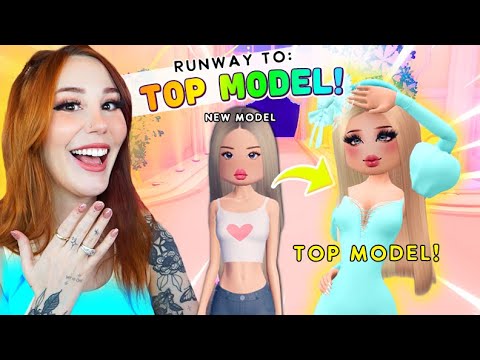 🔴NEW MODEL TO TOP MODEL! Runway To Top Model in DTI! Dress To Impress ...