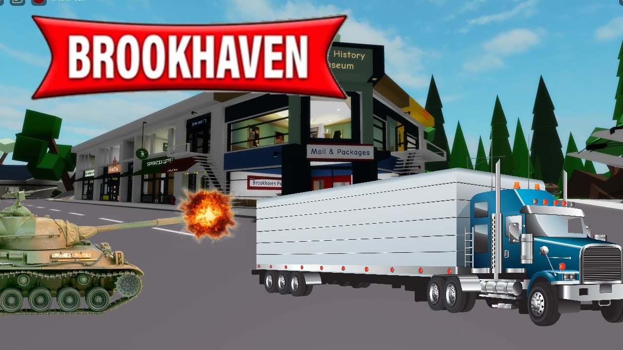 Truck vs. Tank Chase - Brookhaven RP - YouTube