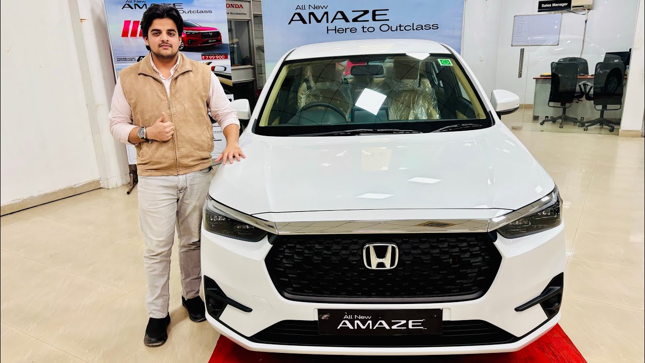 Honda amaze 2024 top model zx | honda amaze with adas zx top model ...