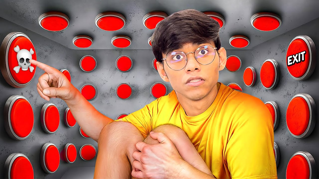 100 Buttons but ONLY ONE let’s you ESCAPE.. - YouTube