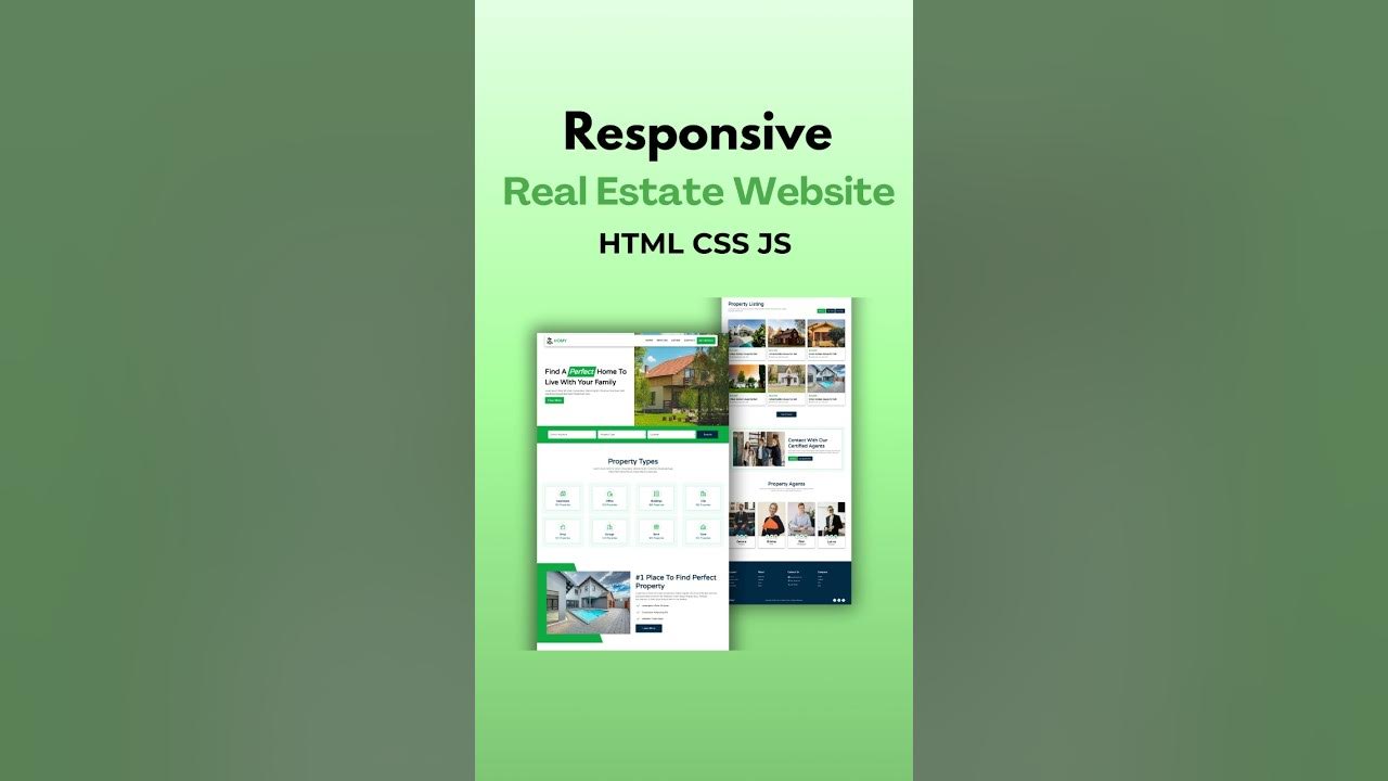 Design Real Estate website | HTML CSS & JavaScript #html #css #coding # ...