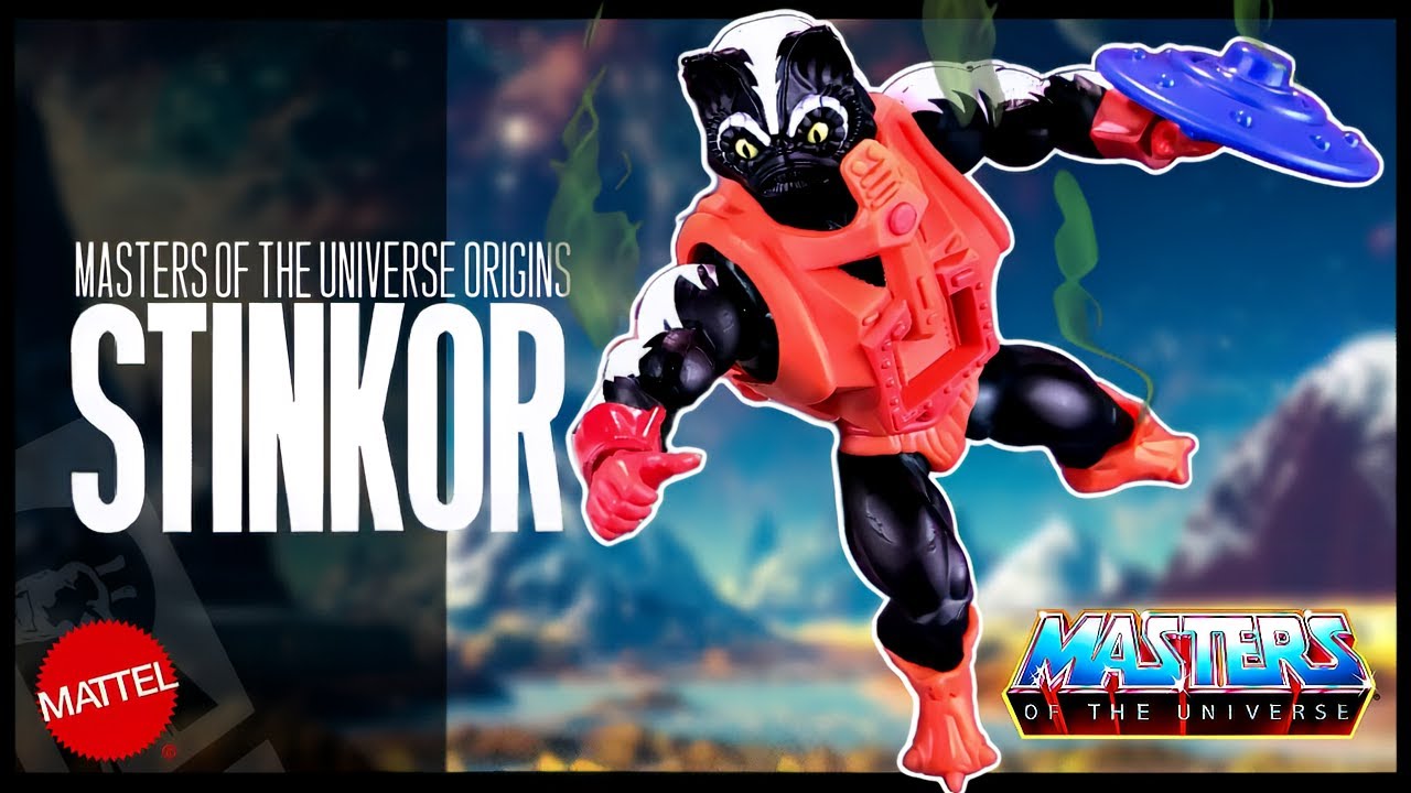 Mattel Masters of the Universe Origins Stinkor Figure Review - YouTube
