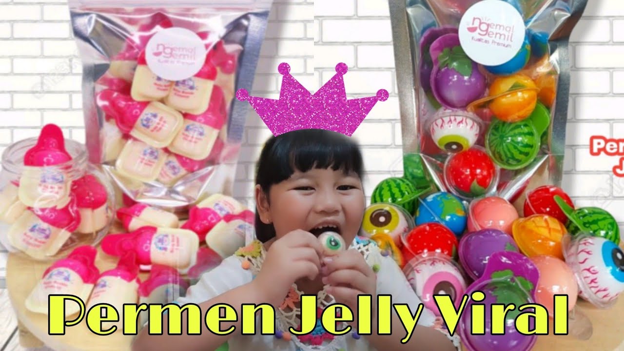 Permen Jelly Viral || Nyobain Permen unik Bola Mata Zombie dan Permen ...