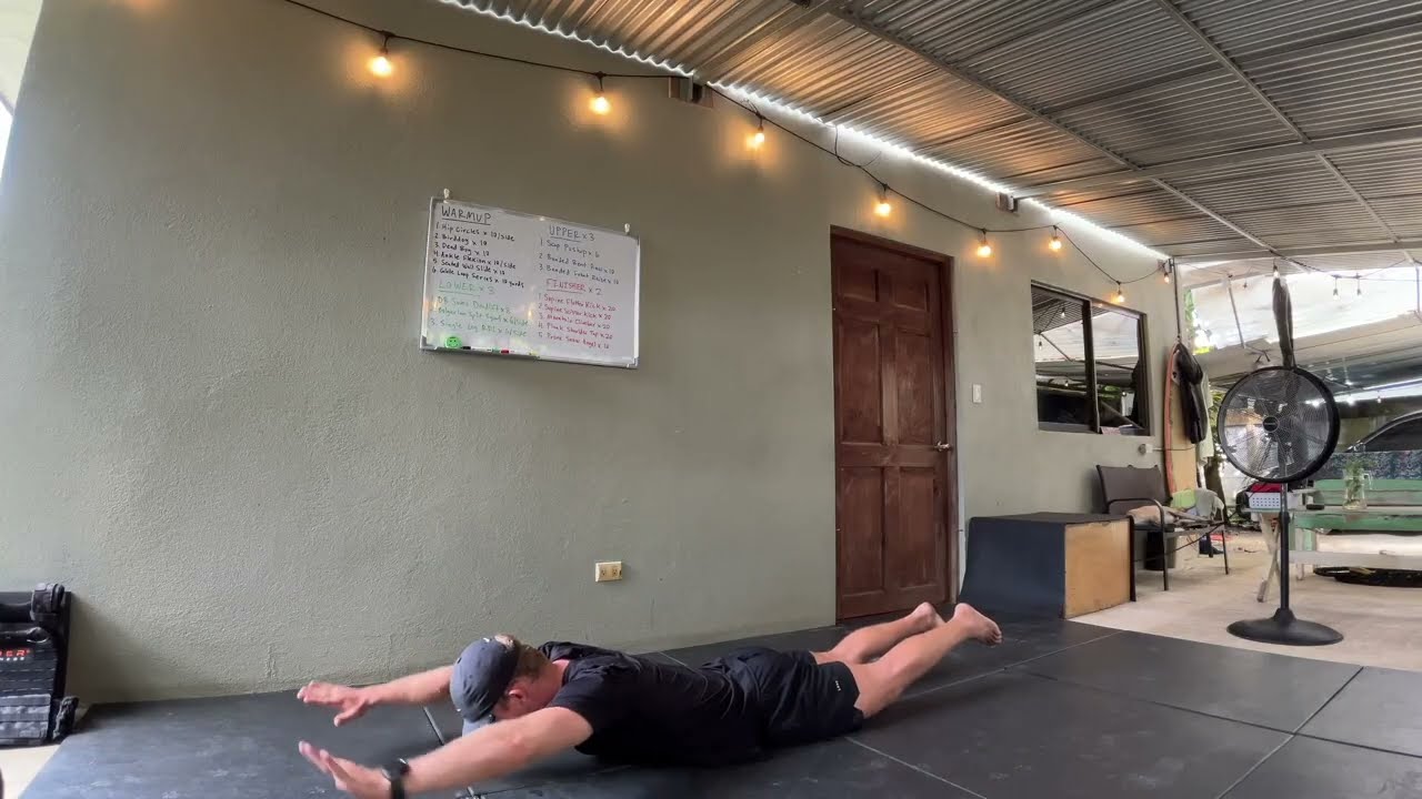 Prone Scap Angels (How To) - YouTube