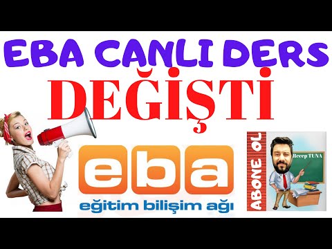 YENİ EBA CANLI DERS GİRİŞİ VE BAKANLIKTAN GELEN GÜNCELLEMELER. EXE DOSYASI DEĞİŞTİ