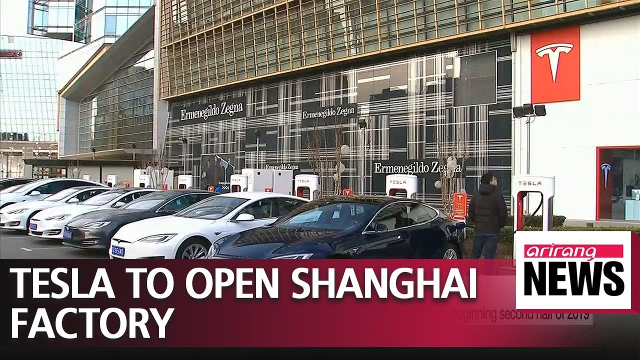 Tesla holds groundbreaking ceremony for new gigafactory in Shanghai ...