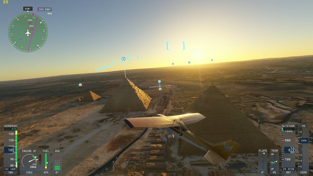 Microsoft Flight Simulator 2024 Giza Pyramids, Egypt Exploration - YouTube