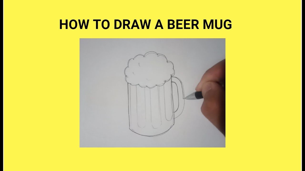 HOW TO DRAW A BEER - YouTube