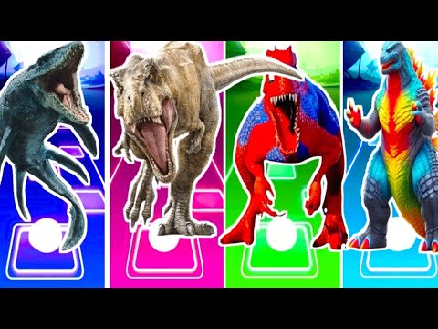 🦕 JurassicWorld Brontosaurus Triceratops 🆚 Tyrannosaurus 🆚 Venom 🆚 King ...