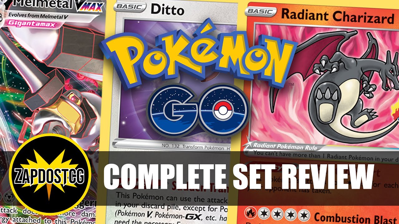Pokemon GO - TCG Complete Set Review! (Dragonite VSTAR, Slaking V ...