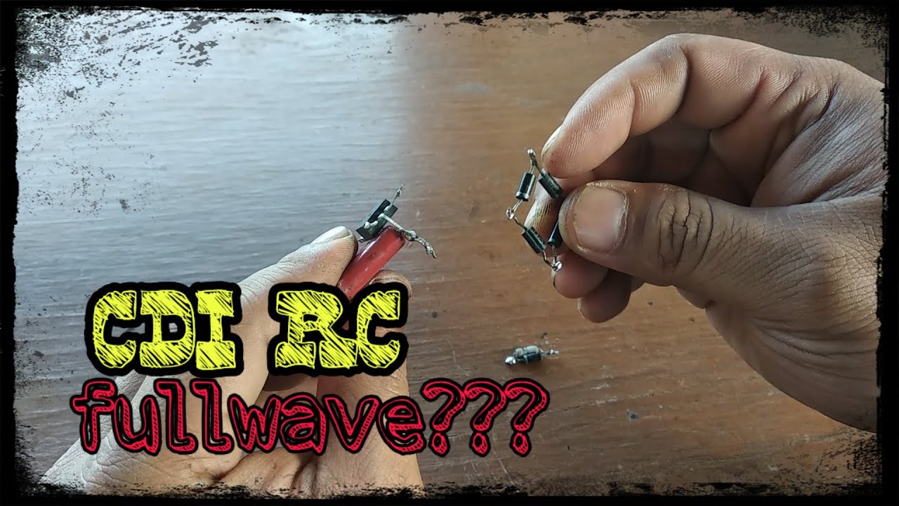 belajar membuat CDI RC fullwave - YouTube