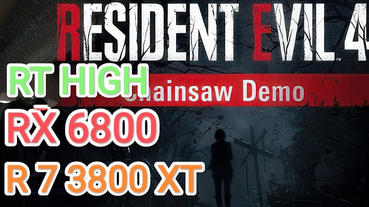 Resident Evil 4 CD - RX 6800/R 7 3800 XT - YouTube