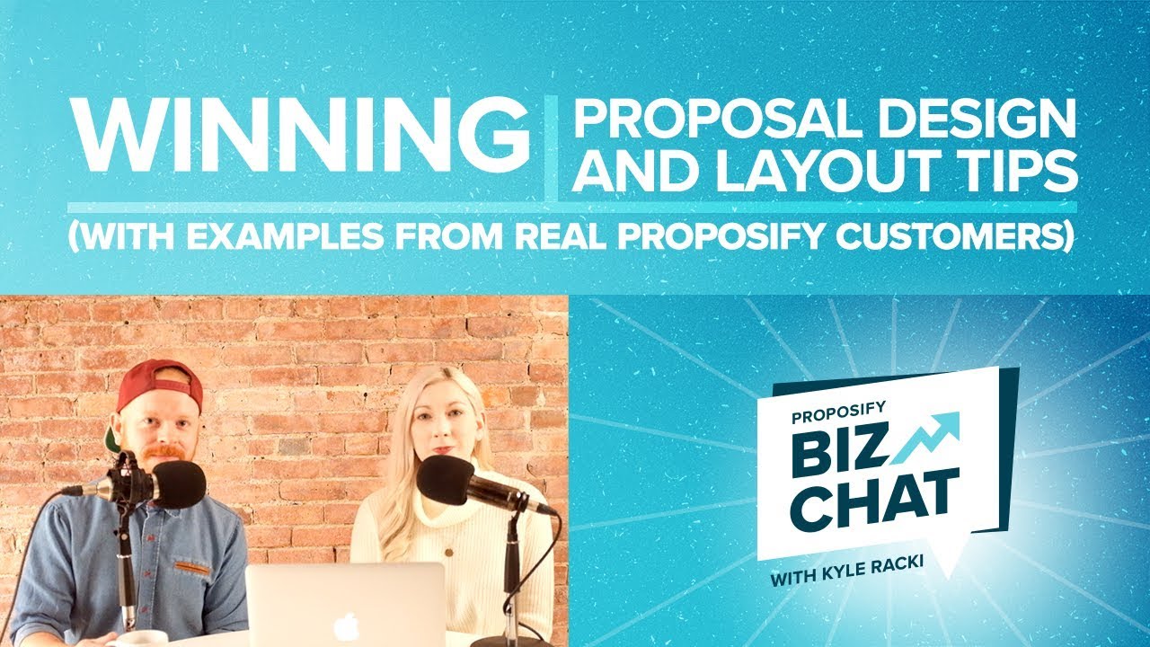 Winning Proposal Design and Layout Tips - Proposify Biz Chat - YouTube