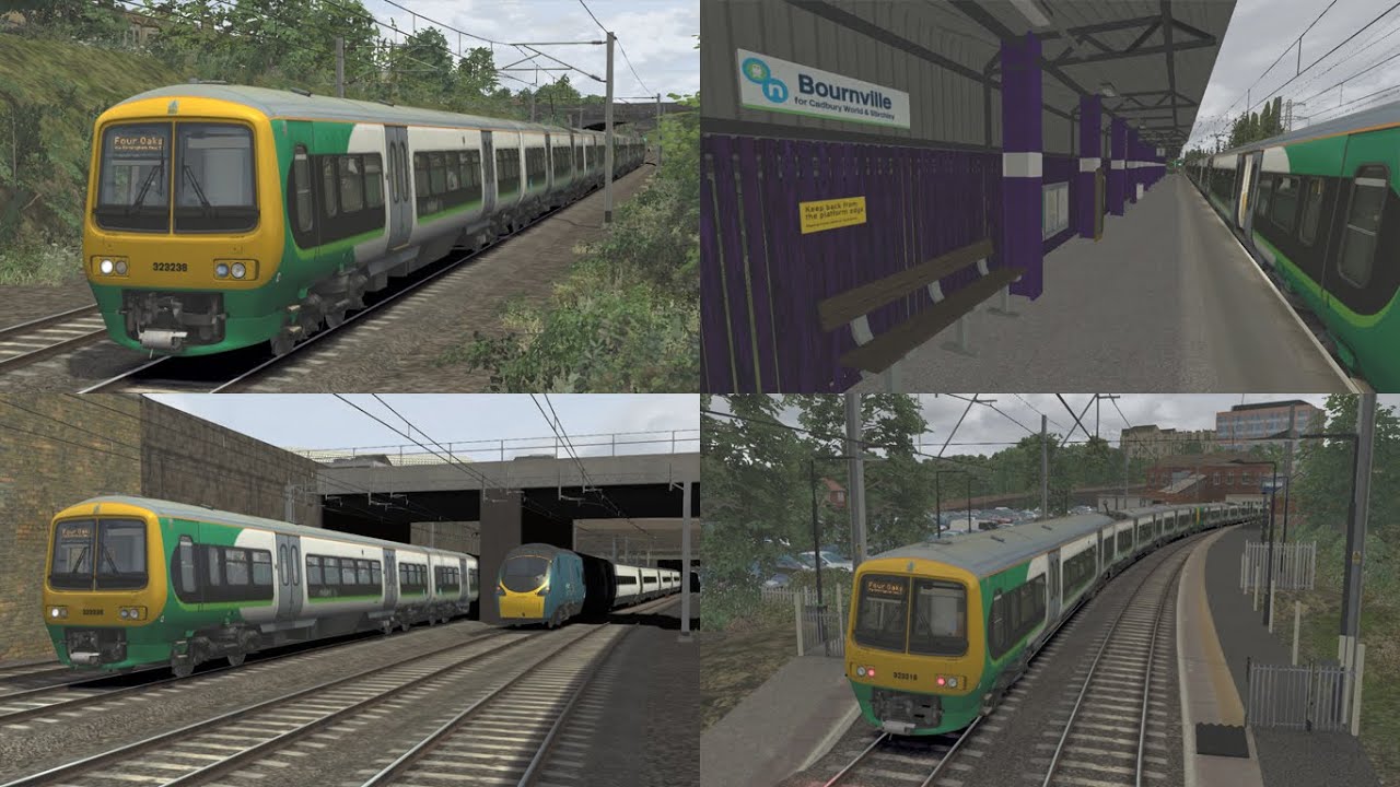 Train Simulator 2022 | Birmingham Cross City Line - Class 323 EMU ...