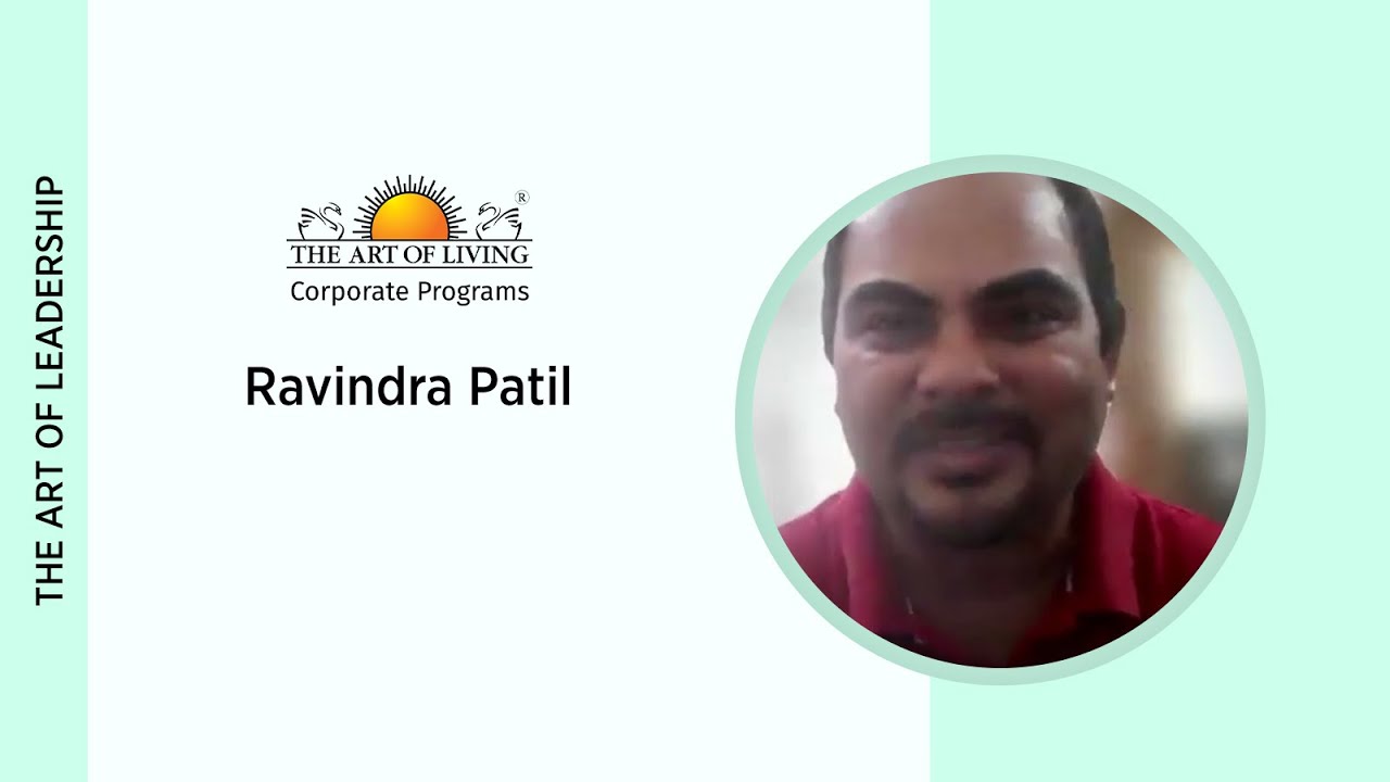 Ravindra Patil - Sharing his experience on the learnings from The Art ...