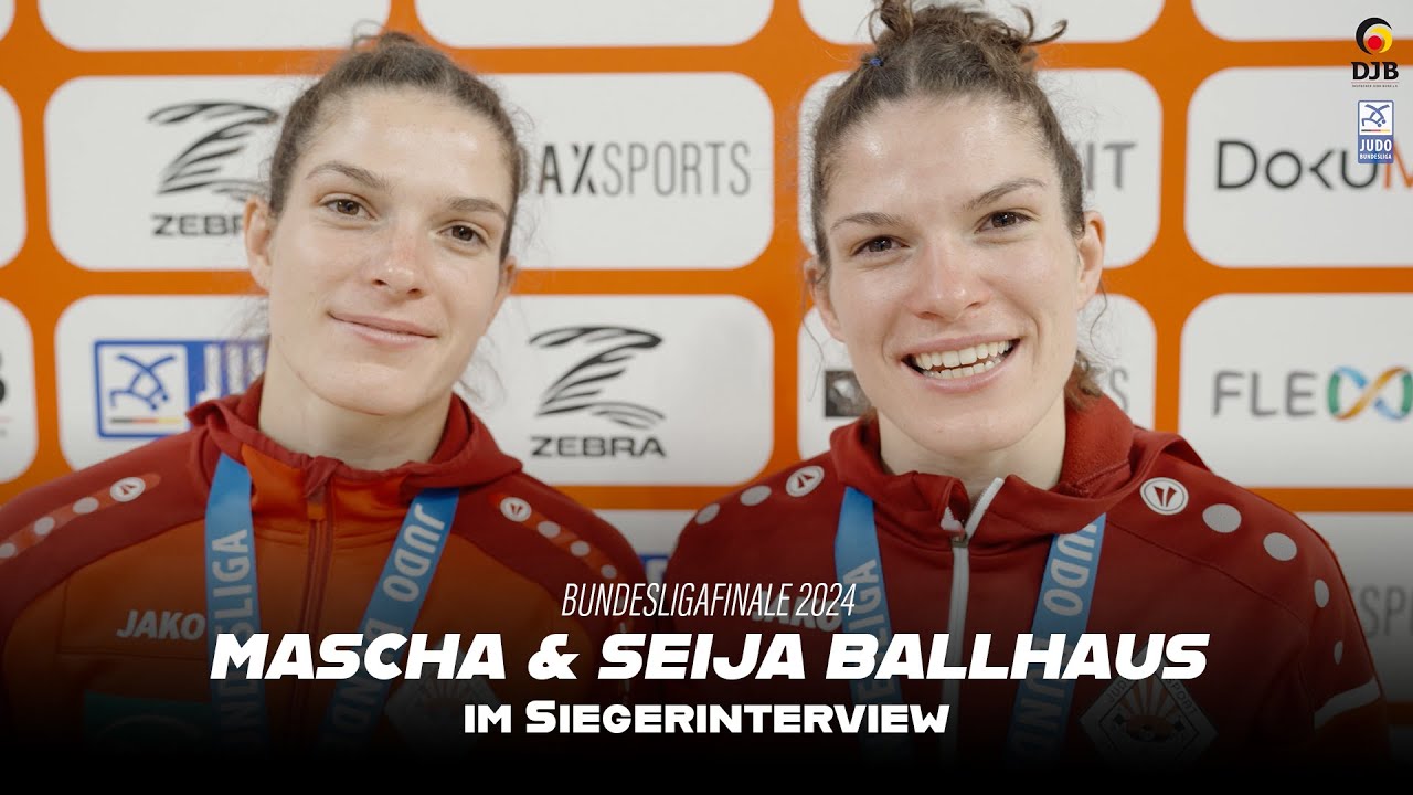 Mascha und Seija Ballhaus im Siegerinterview | Judo-Bundesligafinale ...