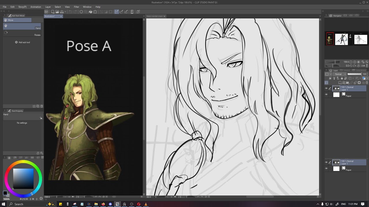 Drawing a commission (Randal) Part 2 - YouTube