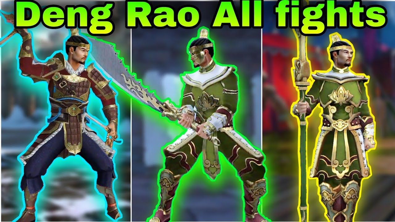 Shadow fight 3 Boss Deng Rao all fights (Chapter 1 vs Chapter 6 vs ...