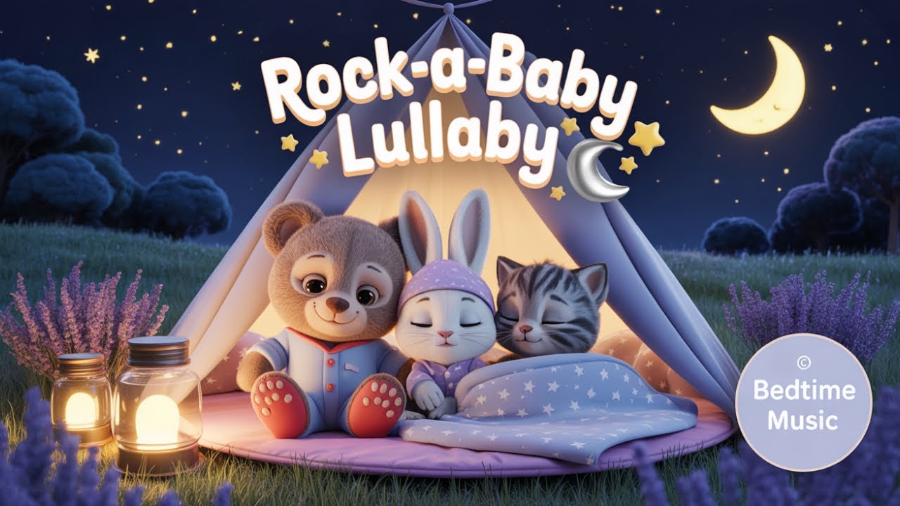 💤🌙 Soothing Rock-A-Baby Lullaby | Bedtime Baby Sleep Aid - YouTube