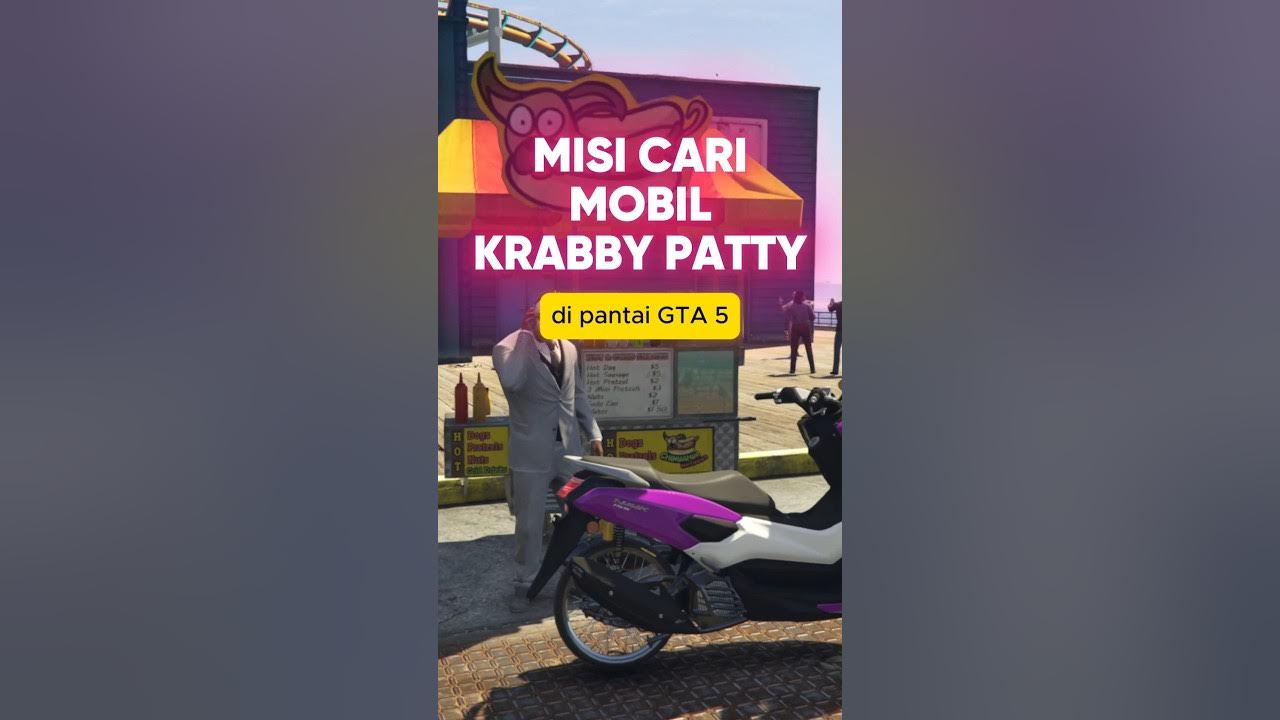 KITA CARI MOBIL KRABBY PATTY DI PANTAI - GTA 5 #shortsviral #gta #shorts #gaming - YouTube
