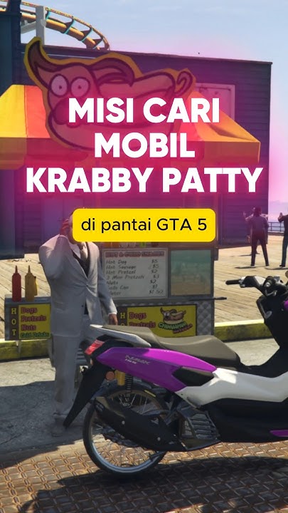 KITA CARI MOBIL KRABBY PATTY DI PANTAI - GTA 5 #shortsviral #gta #shorts #gaming - YouTube
