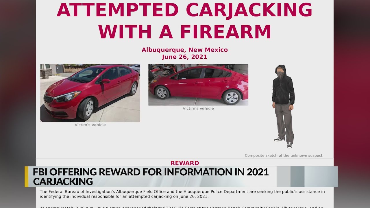 FBI offers reward for info on 2021 attempted carjacking - YouTube
