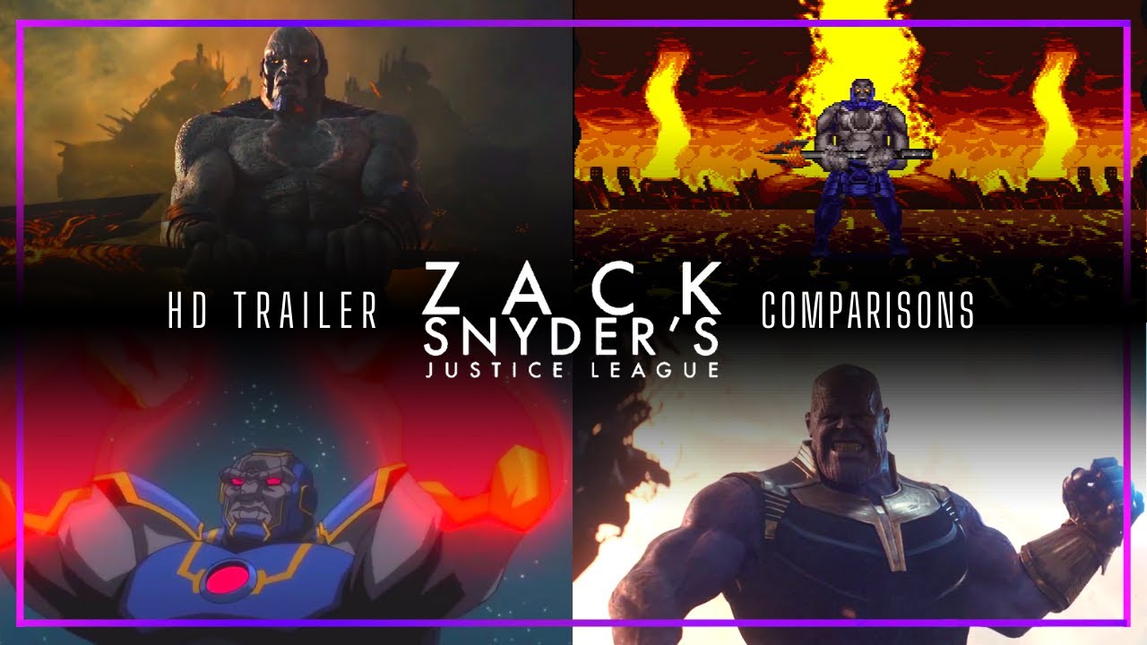 Justice League Snyder Cut (2021) Trailer Comparisons | HBO Max - YouTube